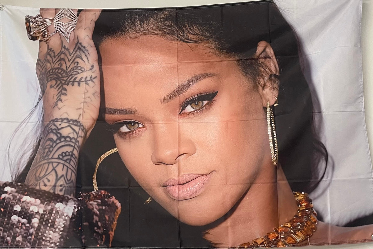 Rihanna - Studio Portrait Flag