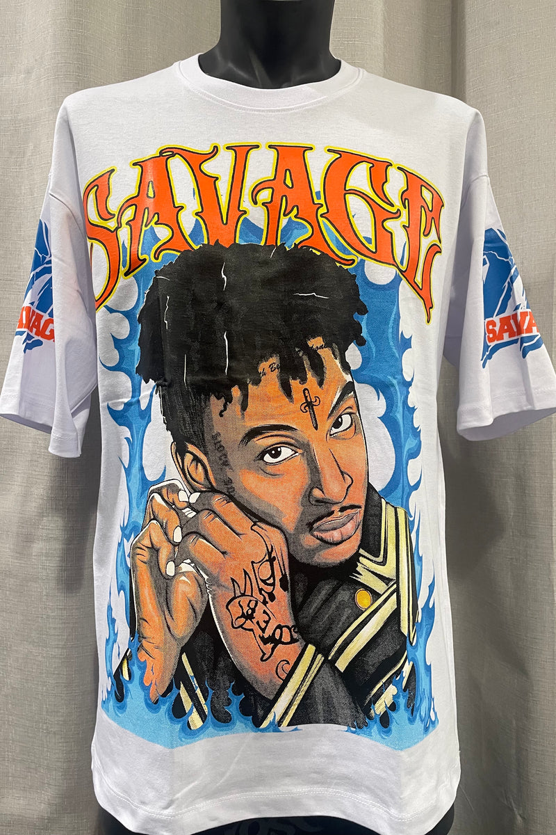 21 Savage - White TShirt