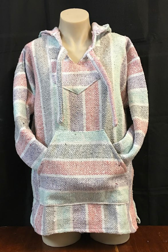 Baja Hoodie - Pastel & Grey